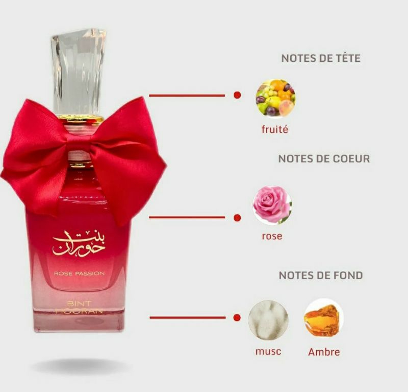 New Bint hooran ROSE 🌟 perfume 100 ml EDP 🌟 Original 100% 🌟 from dubai ...