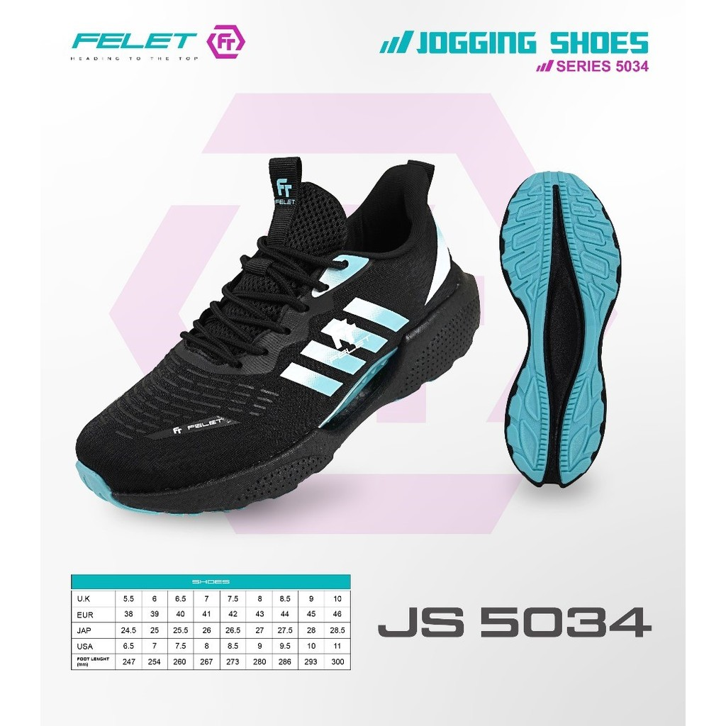 Kasut Larian FELET Jogging Shoes Running Shoes JS-5034 / JS-5035 / JS ...