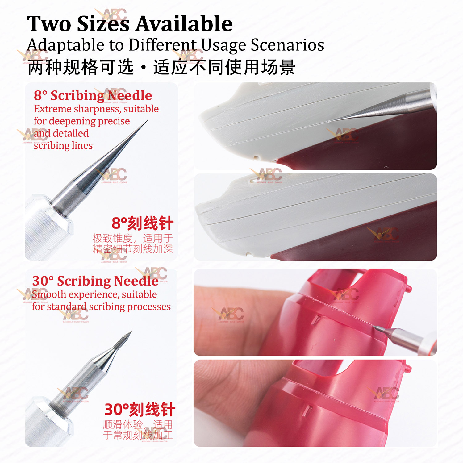 (HobbyMio) Tungsten Steel Scribing Needle - Panel Line Scriber Carve ...