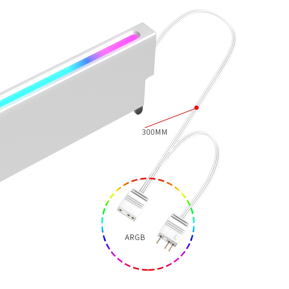 Yicobeila Ram Heatsink 5V ARGB Ram Module Heatsink Radiator PC Memory ...