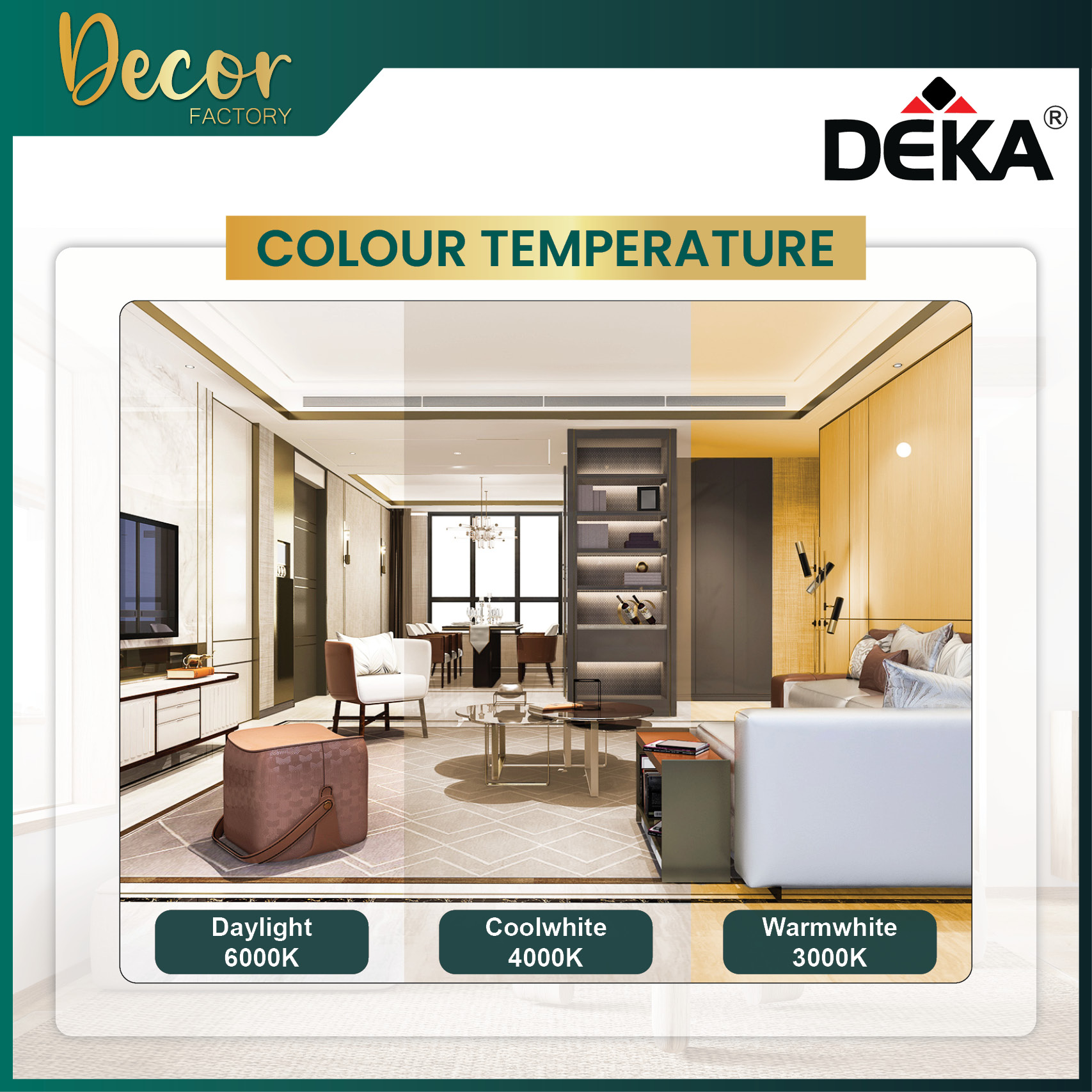 🔥UPGRADED🔥DEKA Fan DEKA F5DC LED PRO 56 Inch 10 Speed Forward + Reverse ...