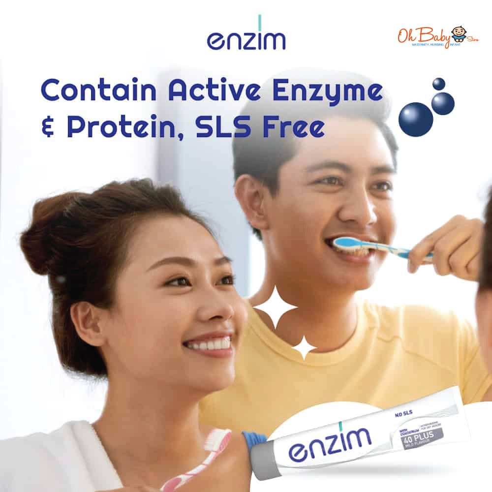 Enzim Toothpaste with Enzymes 40plus 100ml Mild Flavour | Shopee Malaysia