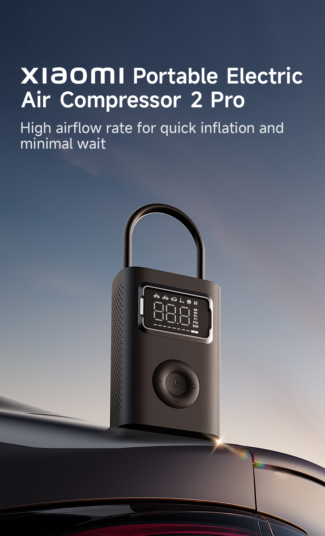 Xiaomi Portable Electric Air Compressor 2 Pro | Shopee Malaysia