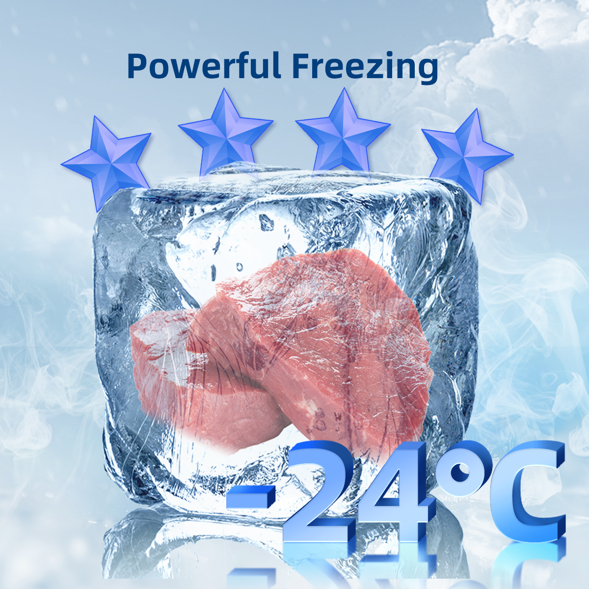 FREE SHIPPING 】 CHiQ Fridge 2 Door Refrigerator 166L 2 Door Top Freezer ...