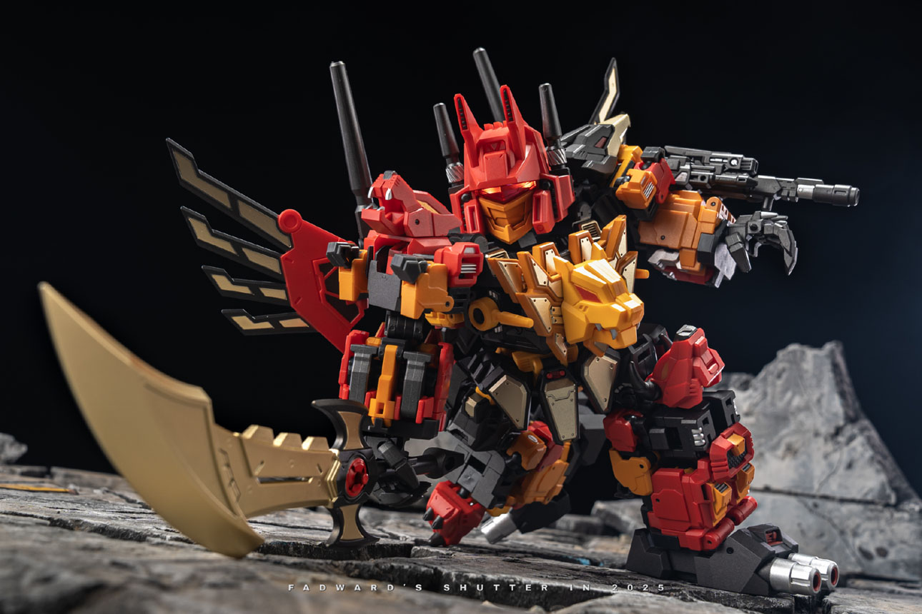 Laser Cat Toy Transformable Robot - JGM Predaking JGM-SKP01 Mini Ferocy ...