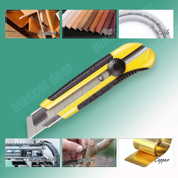 25mm Utility Cutter High Quality Heavy-Duty Anti-Slip Contoured Grip ...