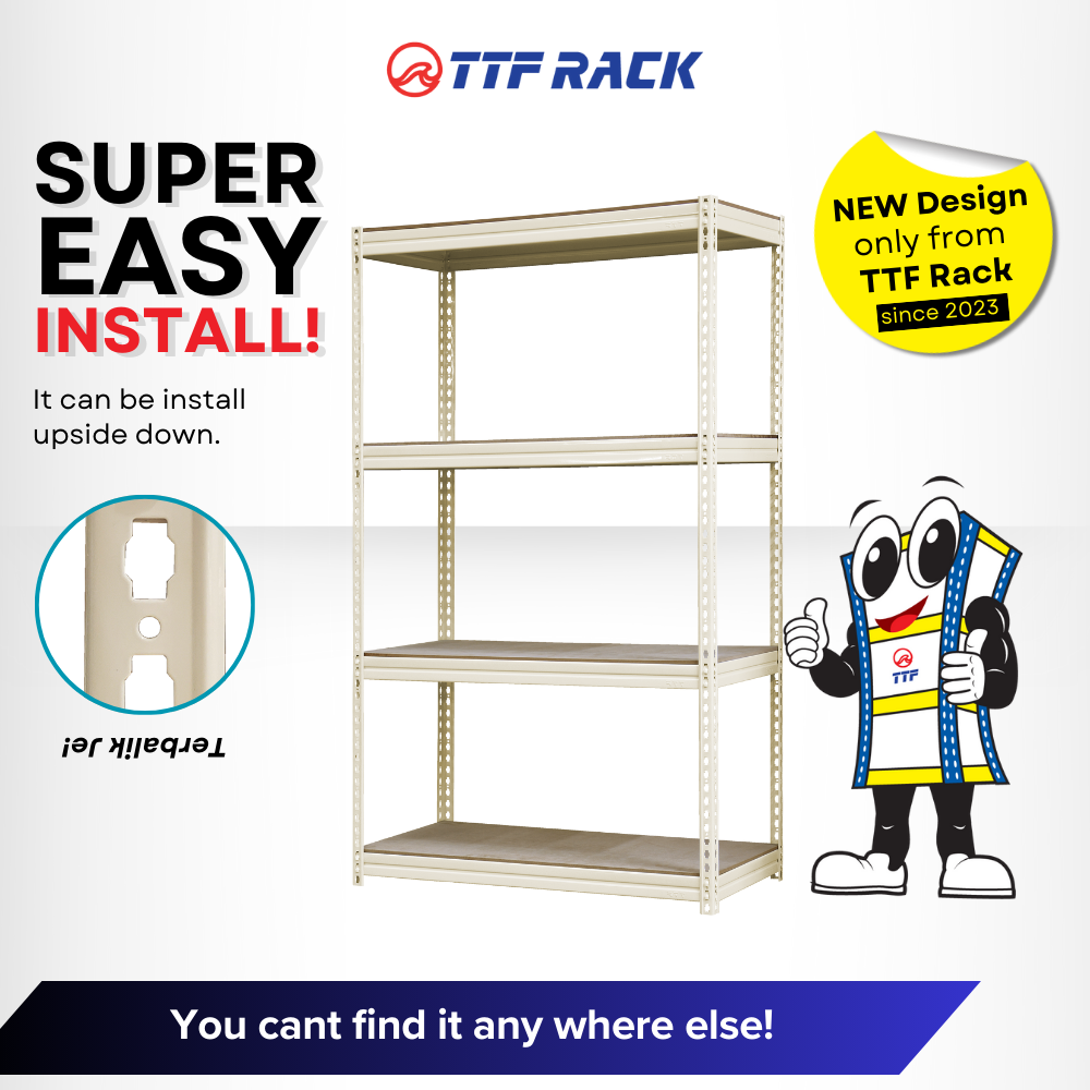 TTF Rack™️ KITCHEN RACK EASY H150-210cm/ Boltless Rack Storage Rack Rak ...