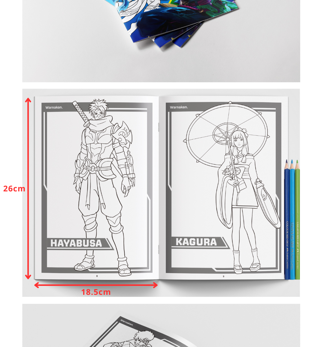 Buku Mewarna MLBB Buku 2 Colouring Book Mobile Legends:Bang Bang Buku ...