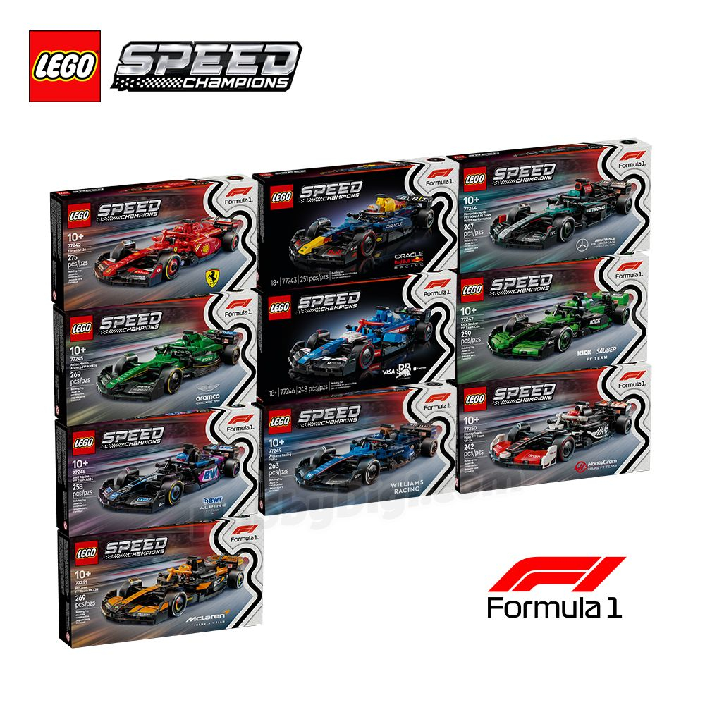 [BricksInBoots] LEGO Speed Champions F1 Race Car 77242,77243, 77244 ...