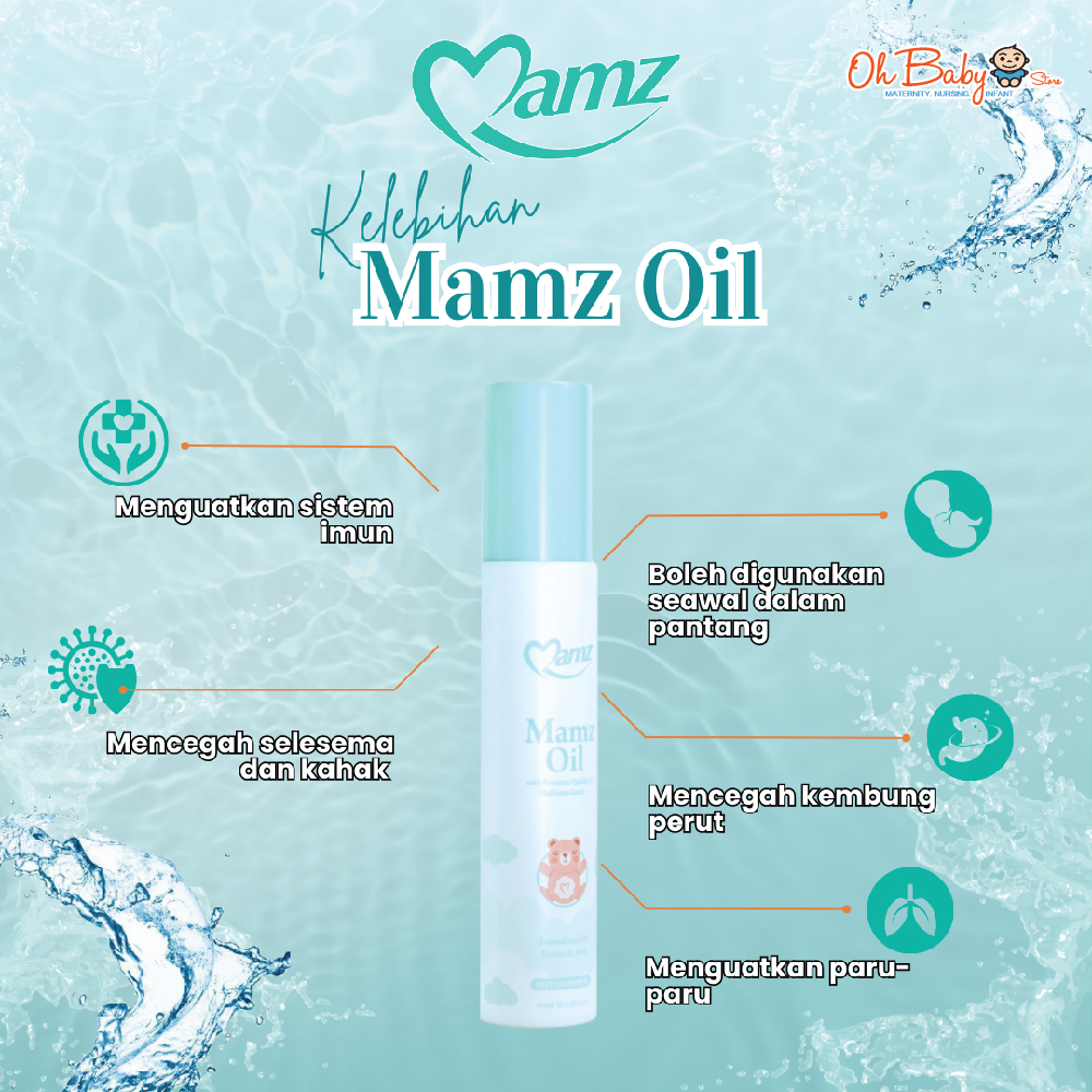 Mamz Baby Oil (60ml) | Shopee Malaysia