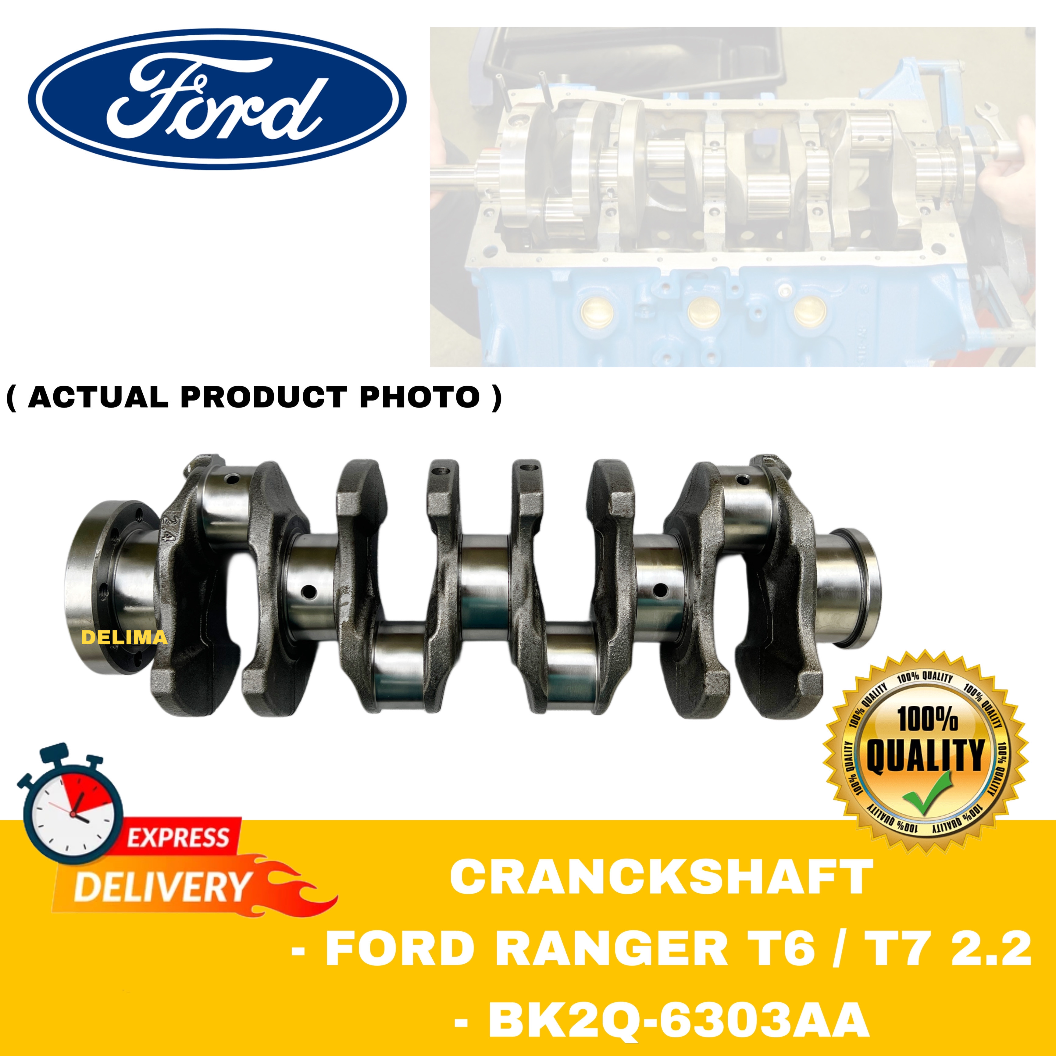 FORD RANGER 2.2 T6 T7 CRANKSHAFT | Shopee Malaysia