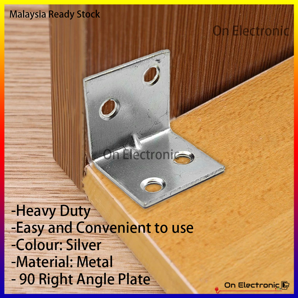 Malaysia Ready Stock DIY 25mm x25mm x 1mm Furniture Angle Bracket / L ...
