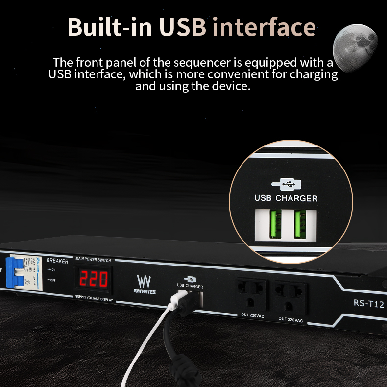 RAYHAYES 10-Channel Power Switch Controller with Digital Volt Meter ...