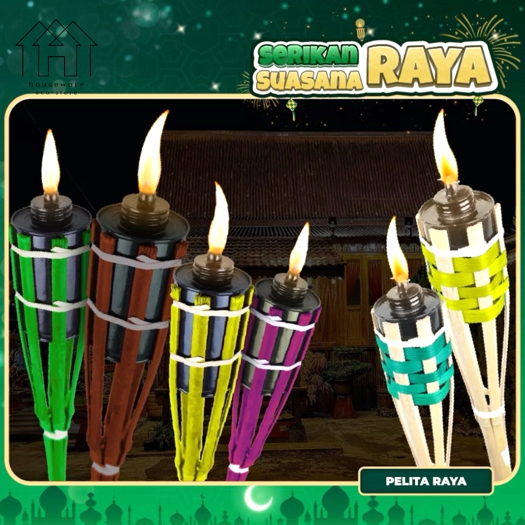 PELITA RAYA BULUH - 90CM FOR RAYA DECORATION (RANDOM WARNA) / EASYFIT ...