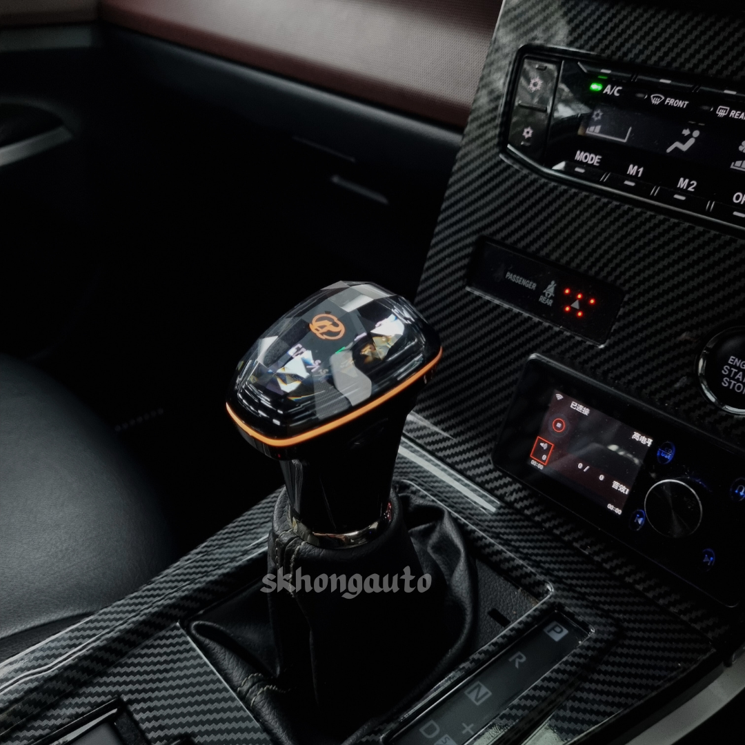 perodua ativa car crystal rgb led gear shift knob original equitment ...