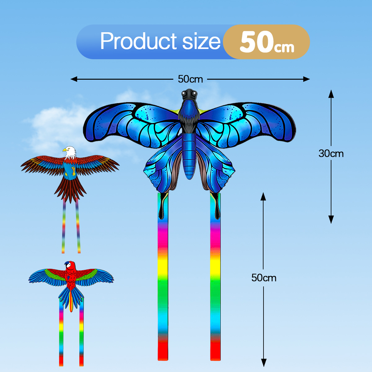 Kite Toy Eagle Kite With Handle Toy Outdoor Toy Parent-child ...