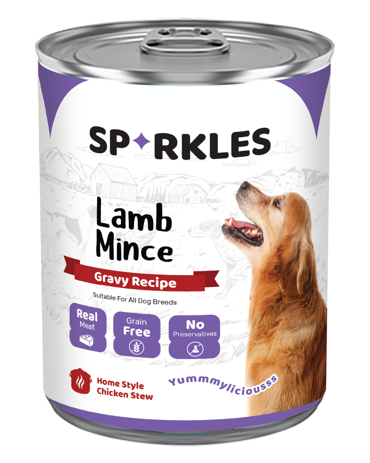 Sparkles Chicken w Vege/Chicken w Turkey & Vege/Lamb Mince/Chicken ...