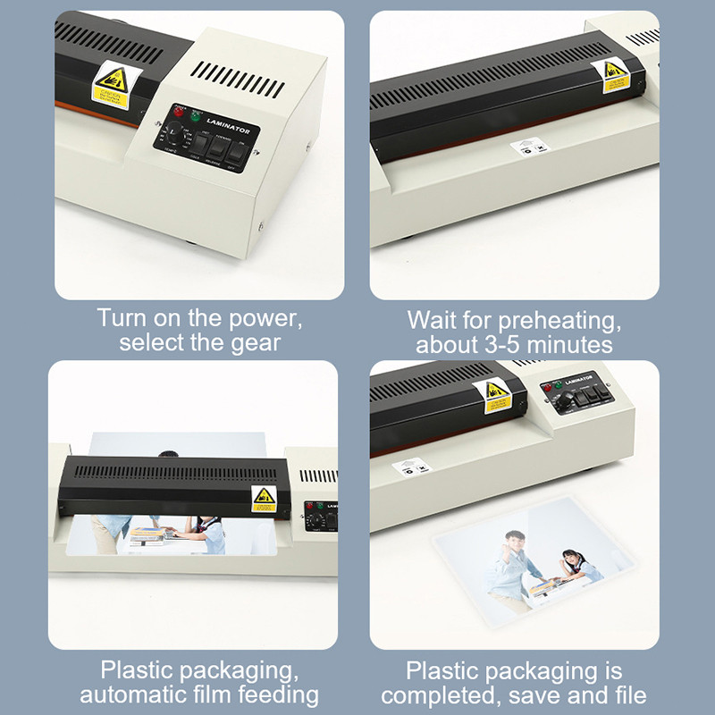 A3/A4 Laminator Machine Heavy Duty Metal Body Hot And Cold Laminator A4 ...