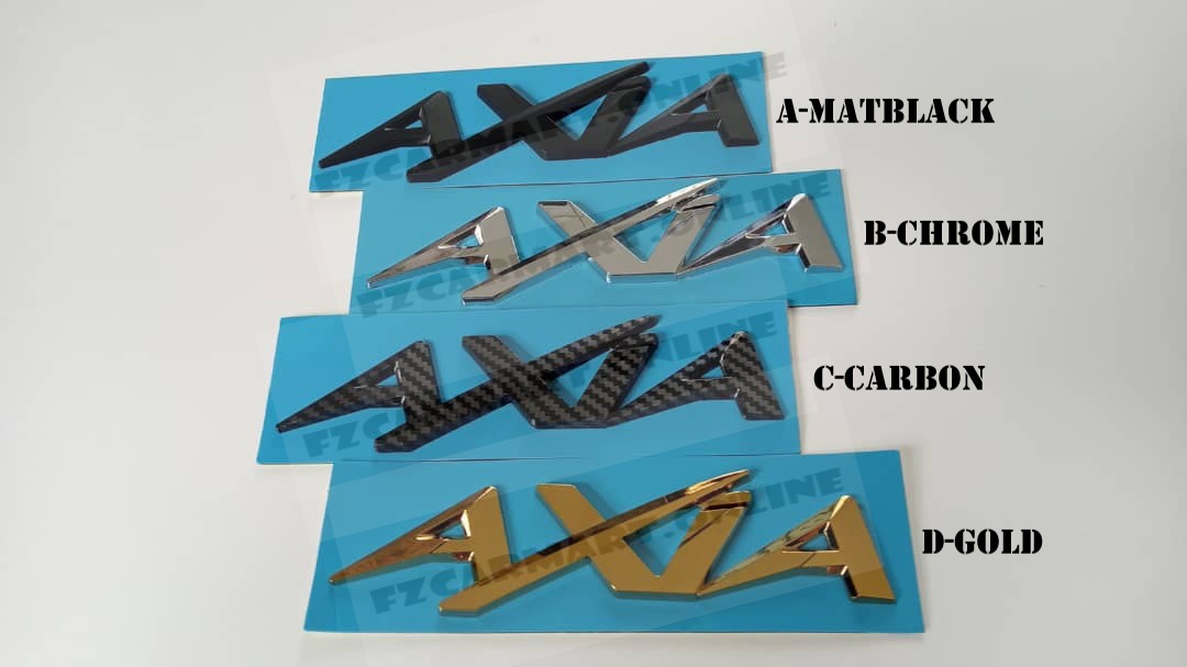 PERODUA AXIA EMBLEM LOGO - (ABS) | Shopee Malaysia