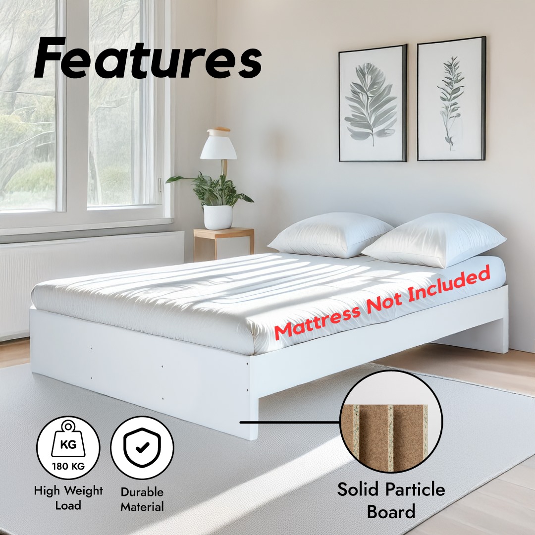 COCO Kids Bedroom Set 2 In 1/Bed Frame Queen Size/Wardrobe 2Door/Modern Bedroom Set/Traditional ...