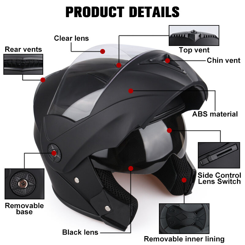 AENXRD helmet flip up helmet helmet full face flip up fullface 100% ...
