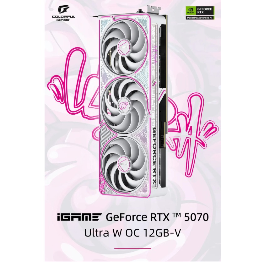 Colorful RTX 5070 NB EX-V / Vulcan OC-V / Ultra W OC iGAME 12GB GDDR7 ...