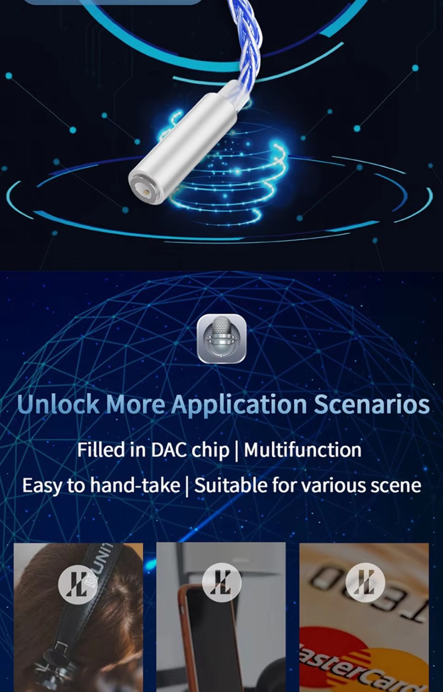 Jcally JM6 Pro, Dongle DAC and Amplifier: Type C/Lightning to 3.5mm ...