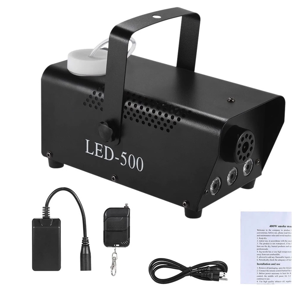 700W Smoke Fog Machine Colorful Disco DJ Party Smoke Mesin Machine LED ...