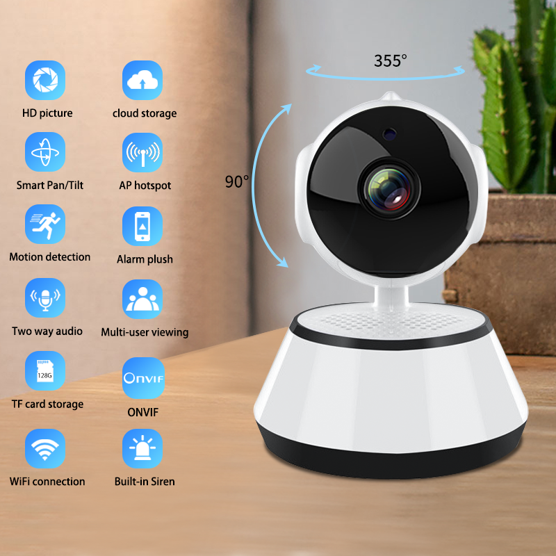 V380 Pro Q1 High Quality HD Camera Wireless CCTV Home Security WiFi ...