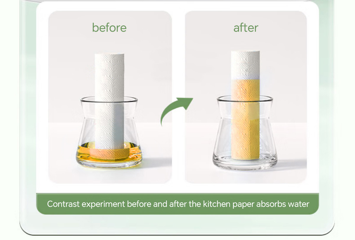 [3PCS]Carina Kitchen Towel Pull-up Towel Hanging Removable Oil ...