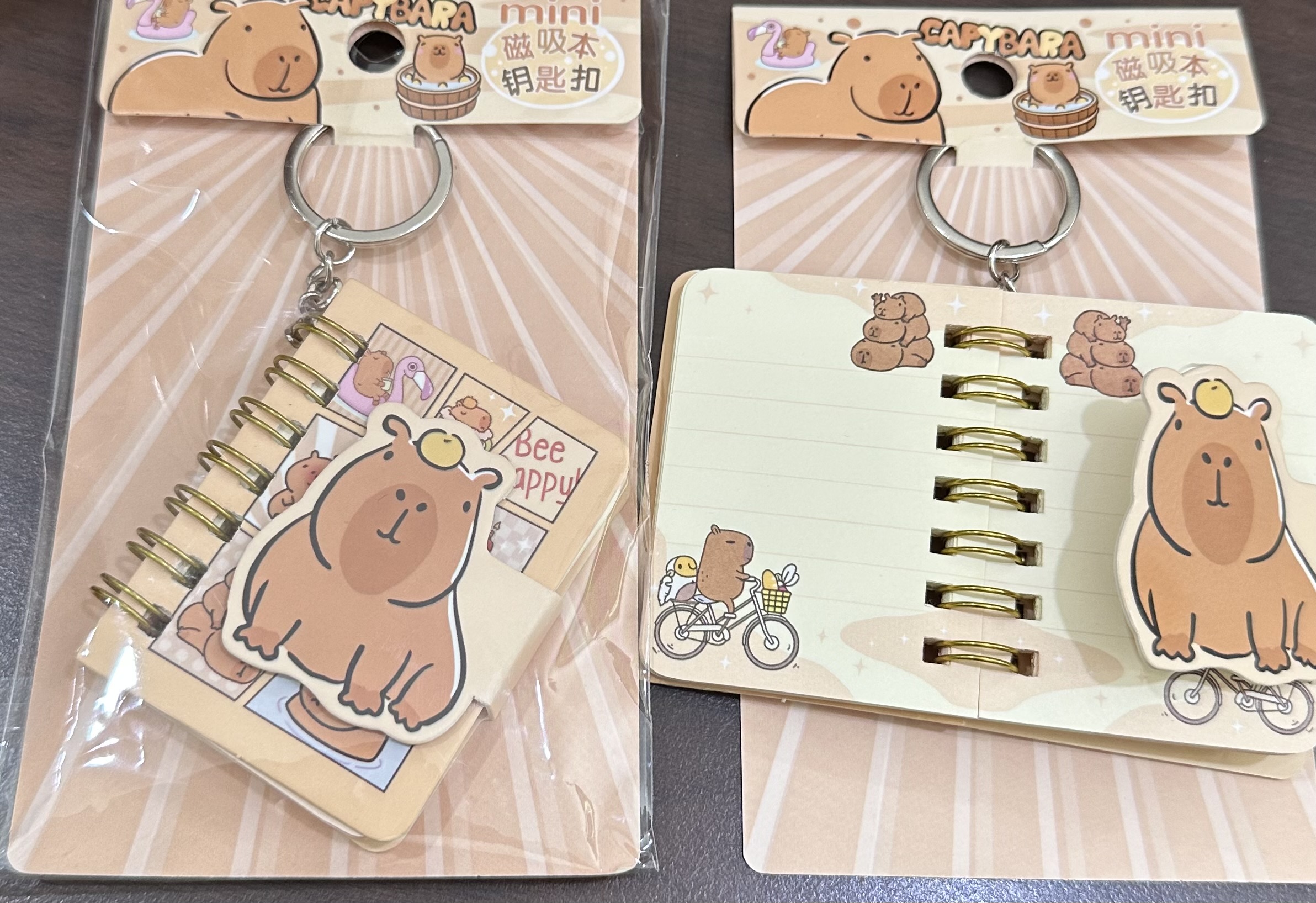 CAPY BARA KEYCHAIN MAGNETIC NOTE BOOK | Shopee Malaysia