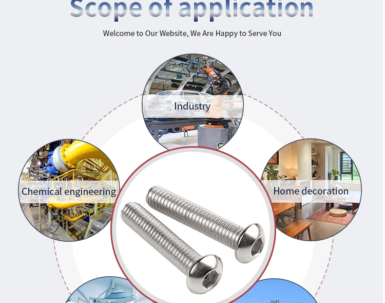 M8 Button Head Screw 304 Stainless Steel SHINY SURFACE Allen Bolt ...