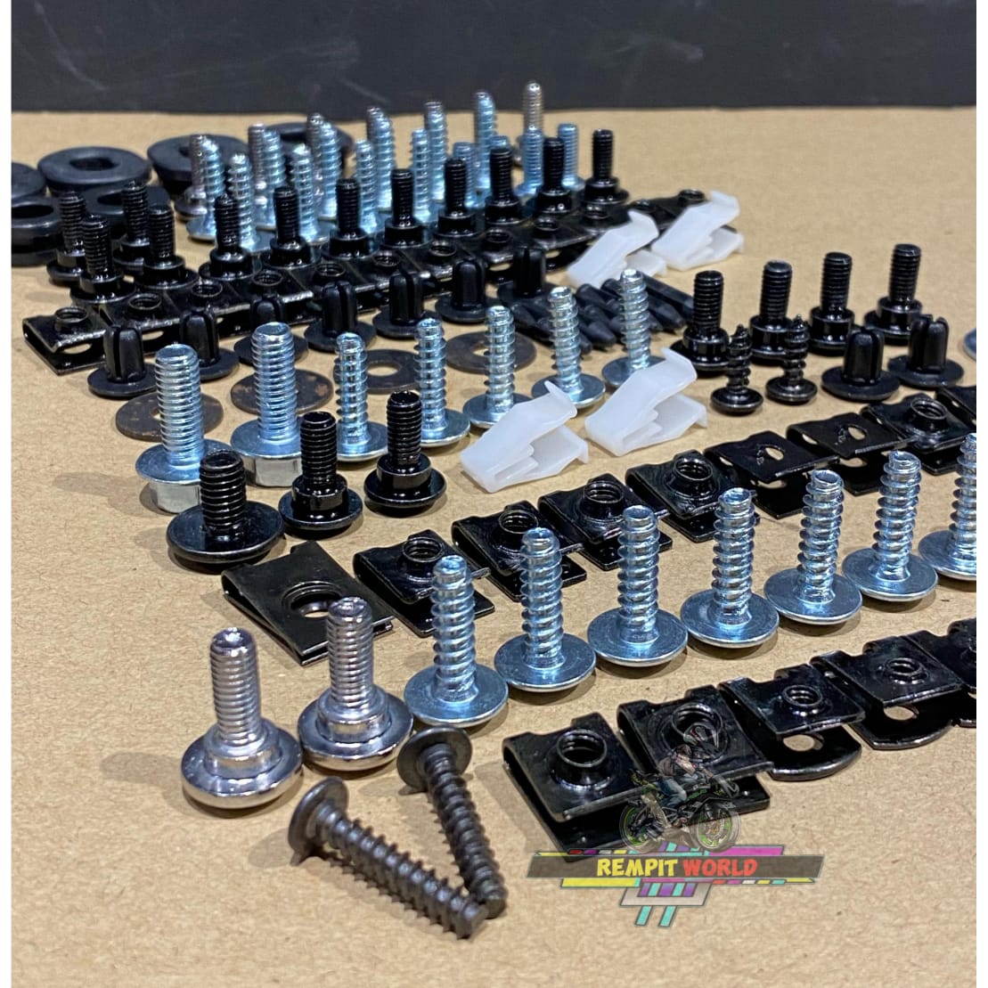BODY SCREW COVER SET HONDA RS150 FULL SET 100%ORIGINAL HONDA BOON SIEW ...