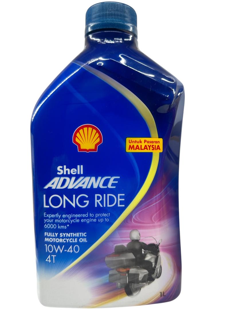 Shell Advance 4T Long Ride 10W40 1.2L/LONG RIDE 10W40 1.L/POWER 15W50 ...