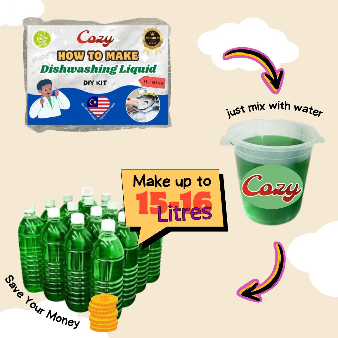Cozy DIY Dishwashing Liquid (10-15L)cleaning, degreasing, stain removal ...