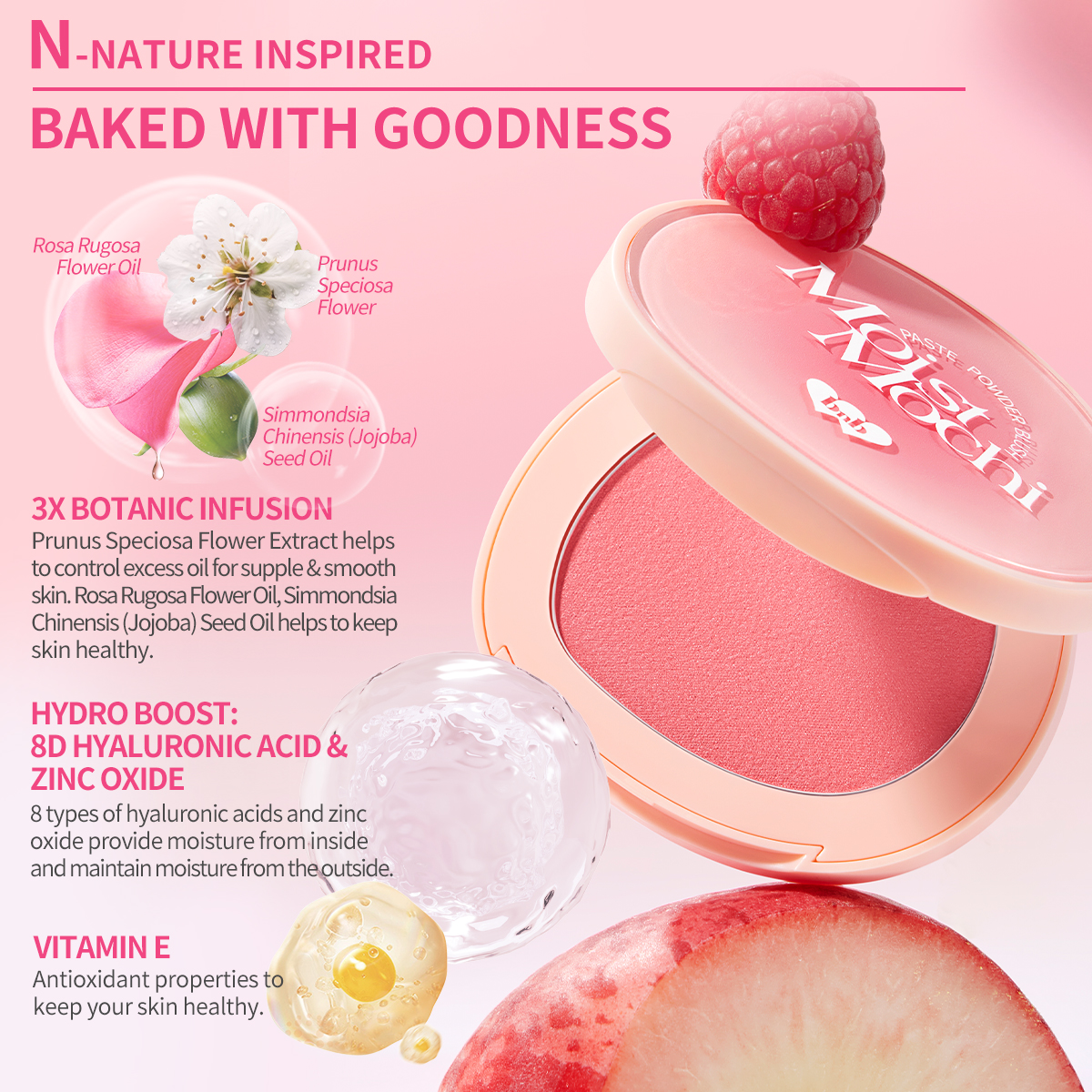 [BUNDLE] BNB barenbliss Mochi Face Frame Duo - Mochi Duo Palette, Mochi ...