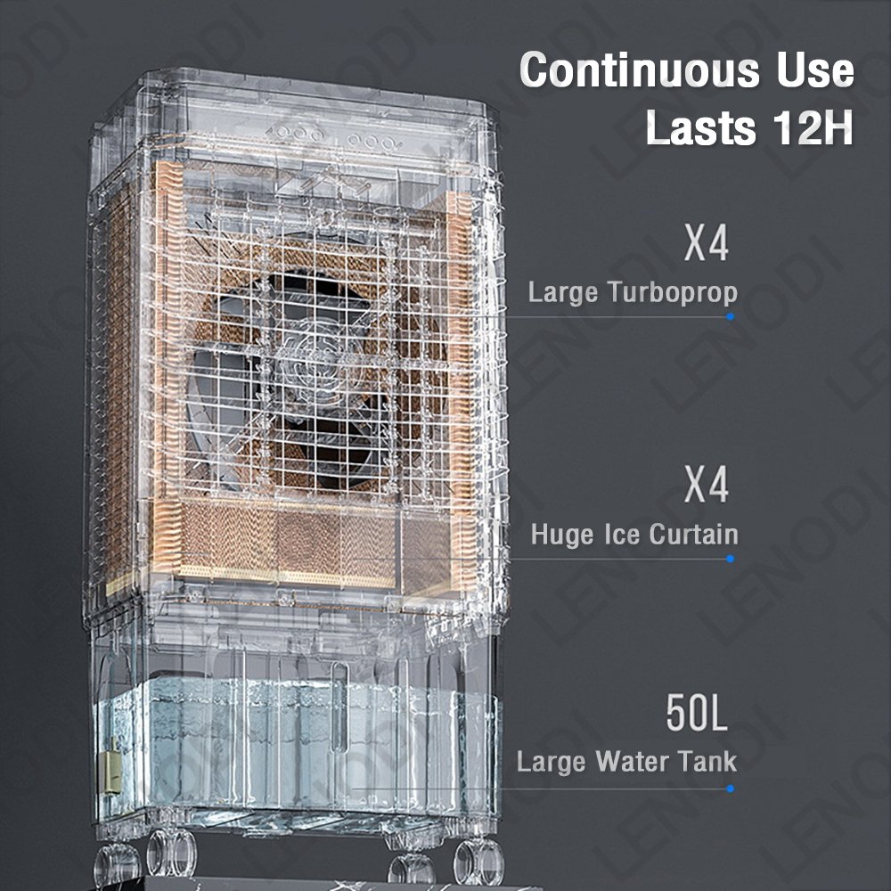 🔥5 Year Warranty🔥Air Conditioner 35~55L 750000/CFH 3 Speed Aircond Fan ...