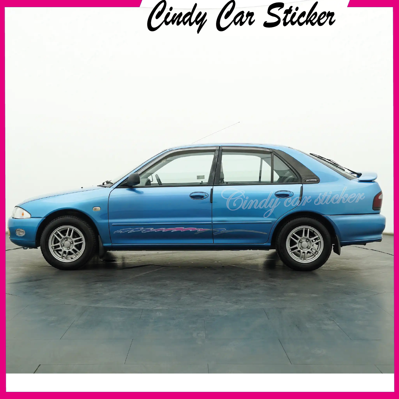 Proton Wira Side Body Sticker Set (Left & Right) – 2pcs Vinyl Decal ...