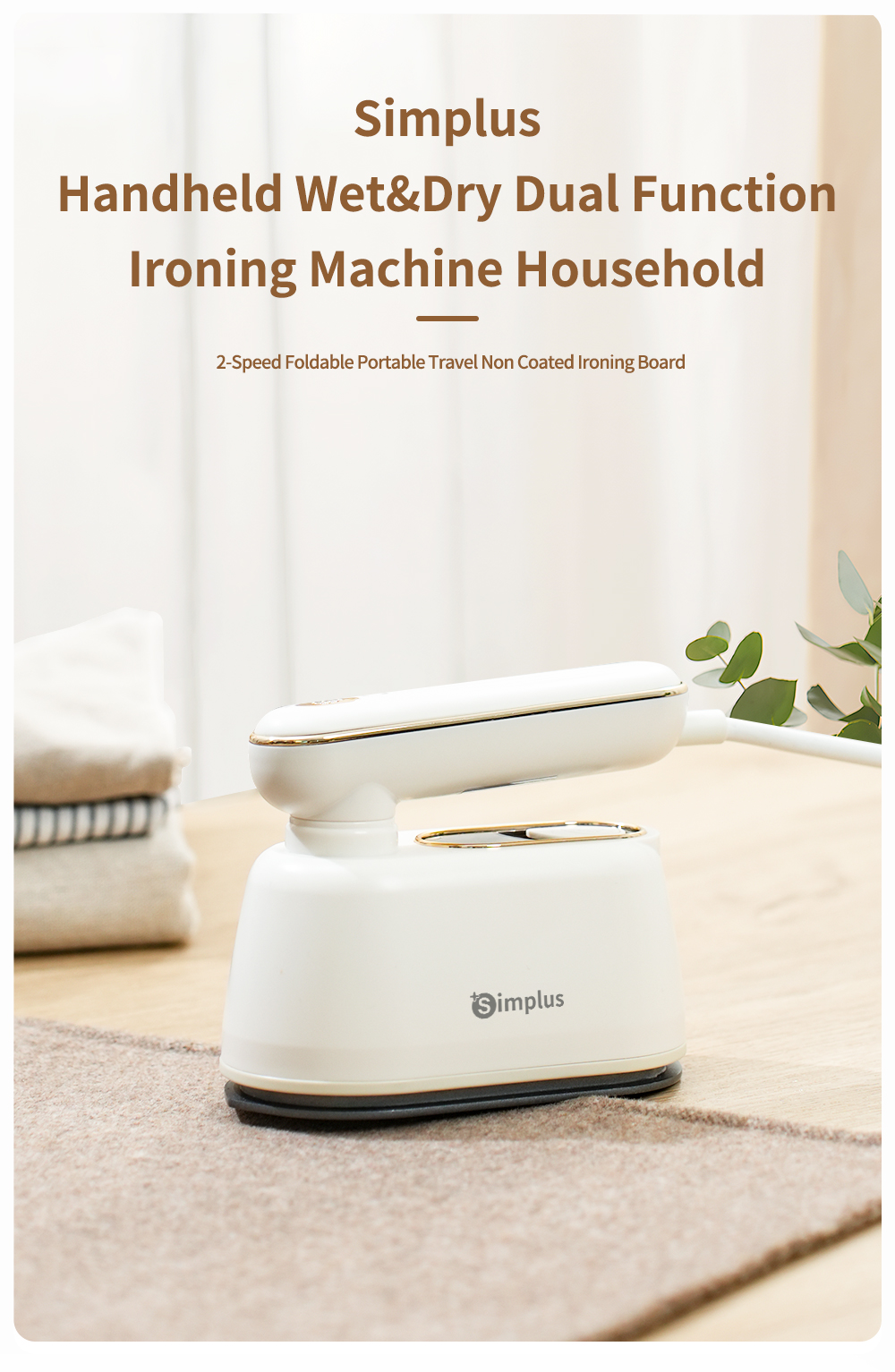 【Simplus Series】Handheld Garment Steamer Iron Steam Portable Travel ...