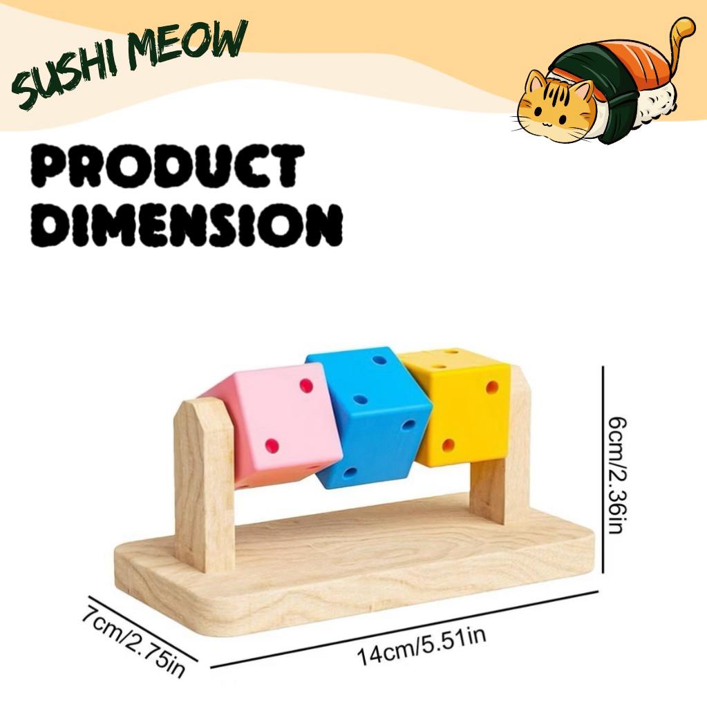 Hamster Chew Cube Hamster Toy Bite Safe Hamster Chew Toys Hamster ...