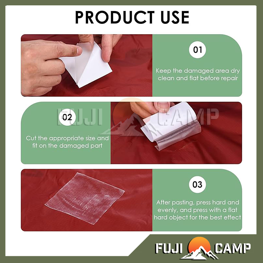 🏕️READY STOCK🏕️DIY TPU Repair Patch Waterproof Camping Tent Tarp ...