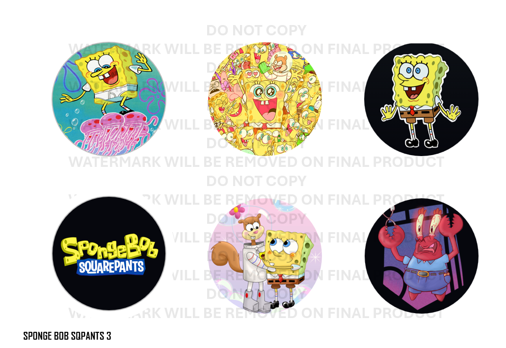 Artwork to Badge SpongeBob SquarePants | 58 MM Button Badge | Famous ...