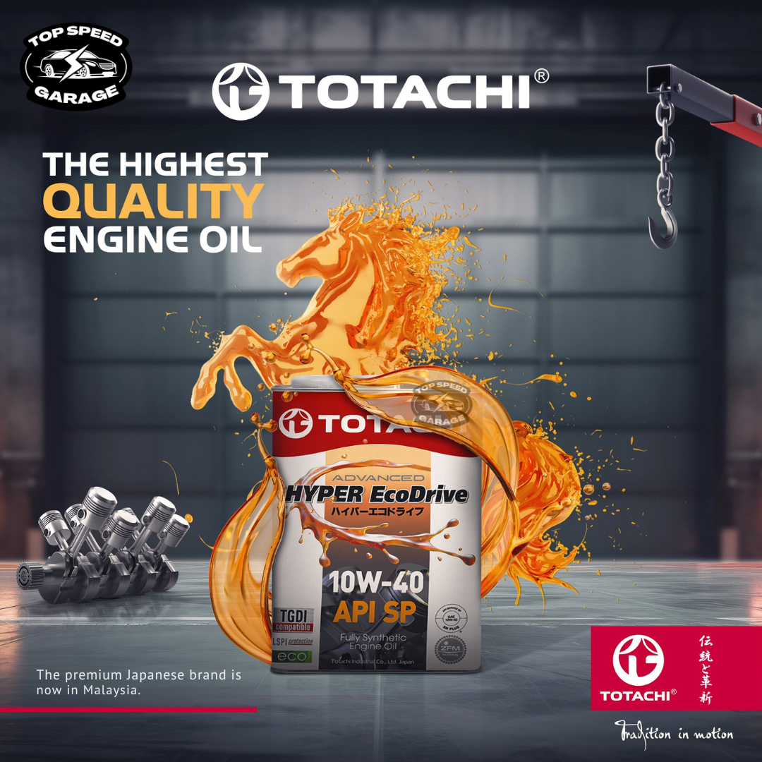 ORIGINAL | TOTACHI JAPAN ENGINE OIL (1 LITER) 5w30 HYPER EcoDrive Fully ...