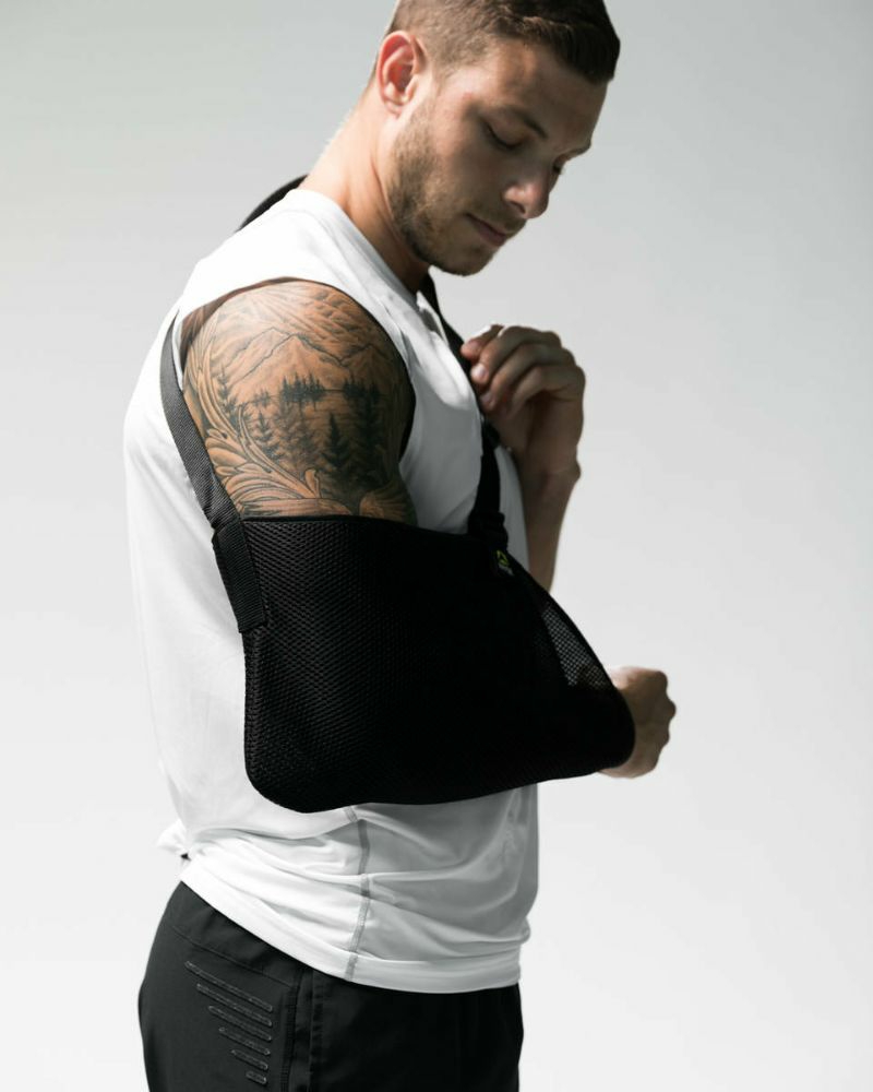 Arm Sling with Waist Strap for Elbow Injury for Shoulder / Arm Brace ...