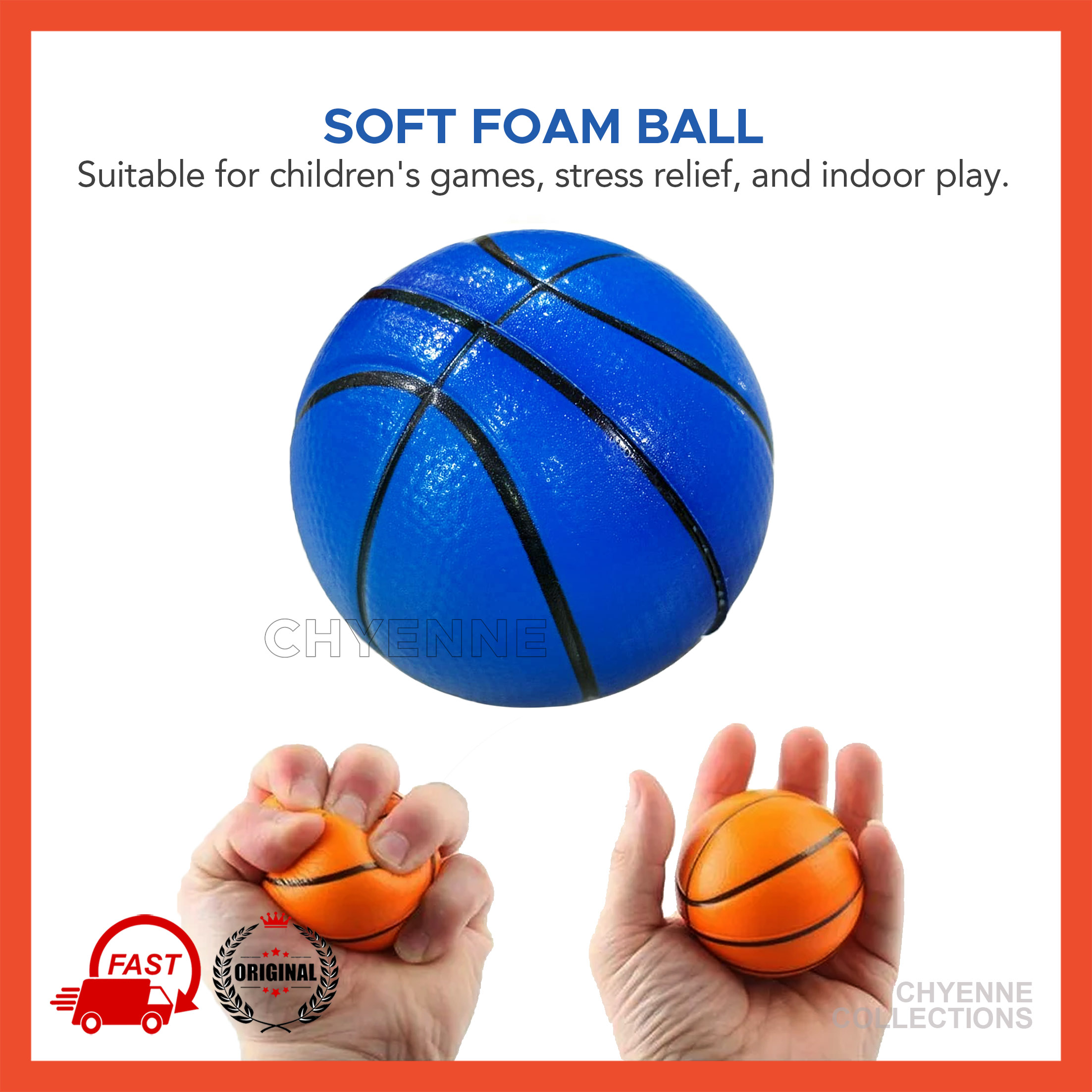 Solid Sponge Rubber Ball with Texture • Juggling Balls Elastic Bouncing ...