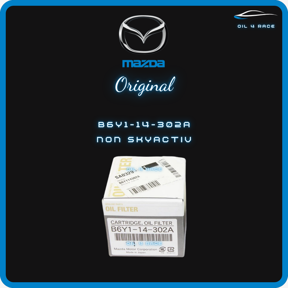 Genuine Mazda Oil Filter (Skyactiv PE01-14-302B & Non Skyactiv B6Y1-14 ...