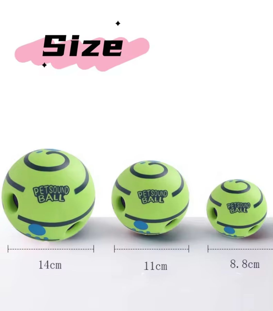 Durable Pet Sound Ball | Vinyl Interactive Pet Ball | Fun Giggle Sound ...