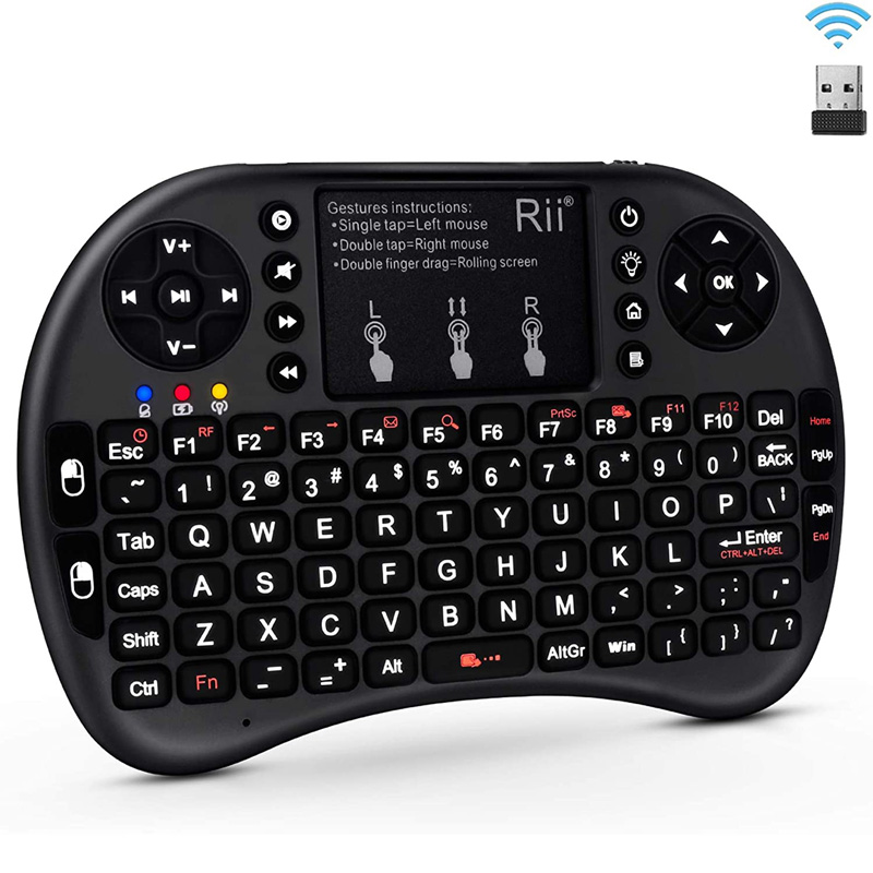 Riitek Rii Mini i8 Wireless Keyboard Multi-finger Touchpad Mouse ...