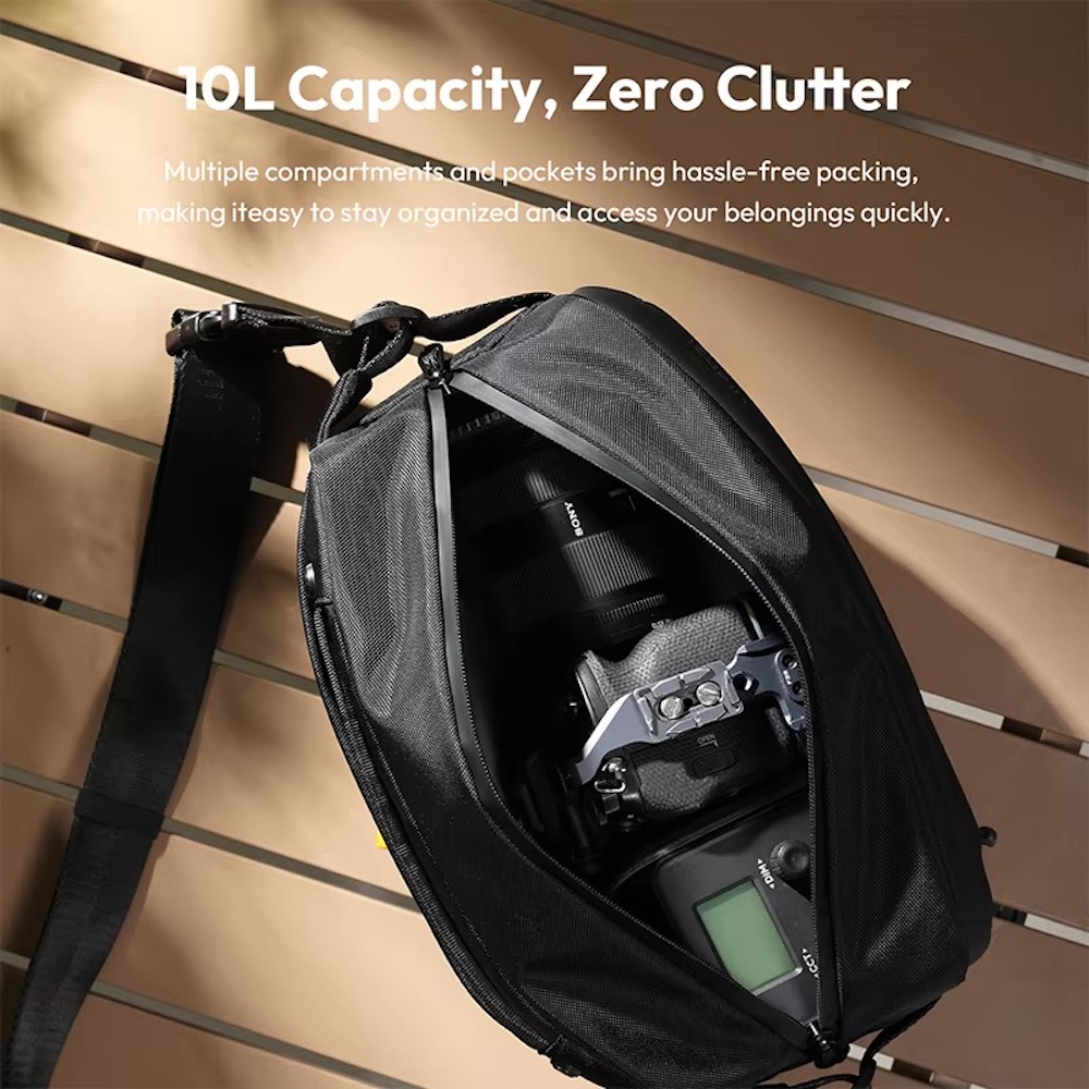 Ulanzi PB038 10L Travel Shoulder Strap Sling Storage Bag V2 for Camera Smartphone Accessories ...