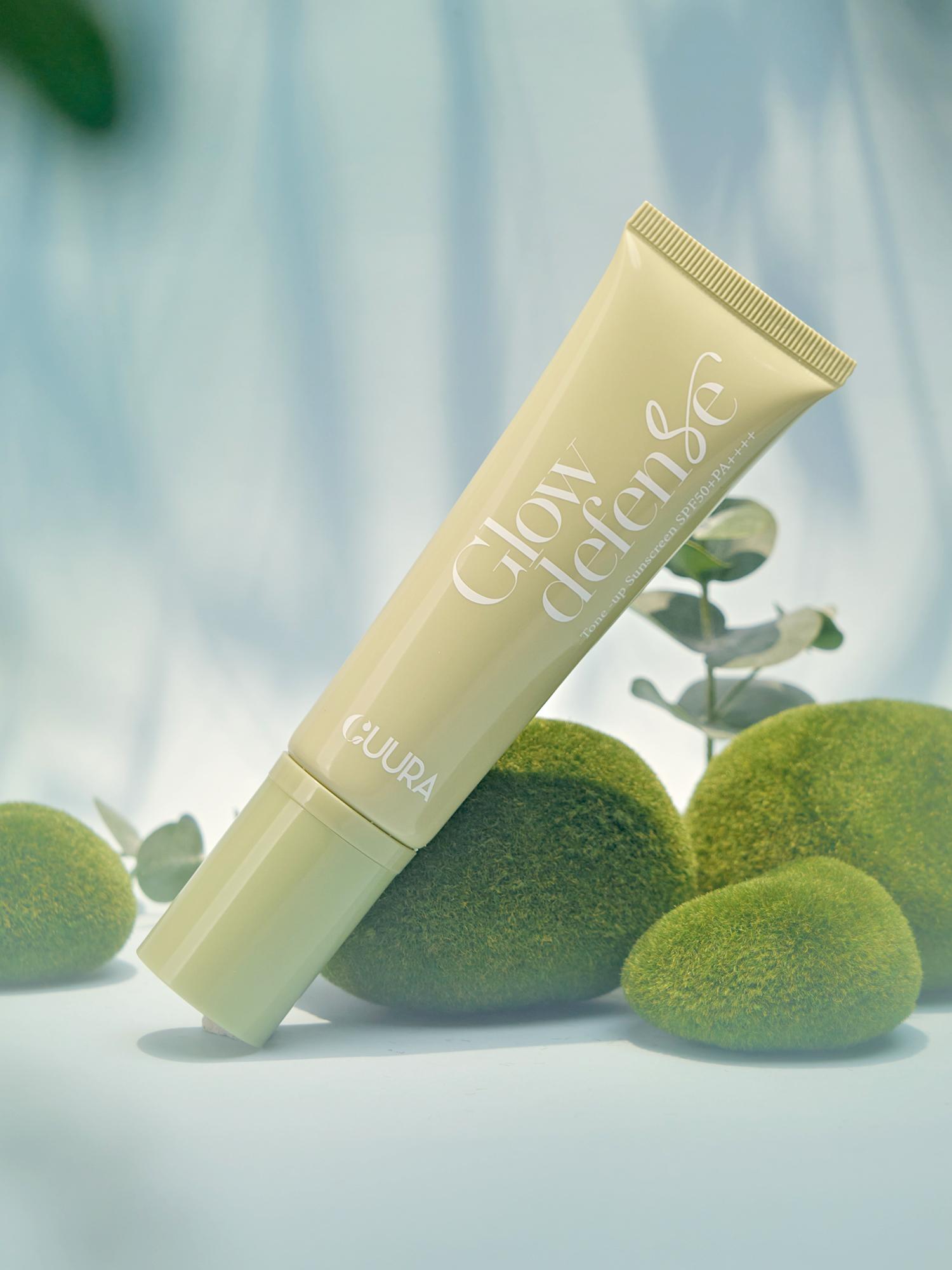 CUURA Glow Defense (Tone-up sunscreen) Facial Skincare Pelindung ...